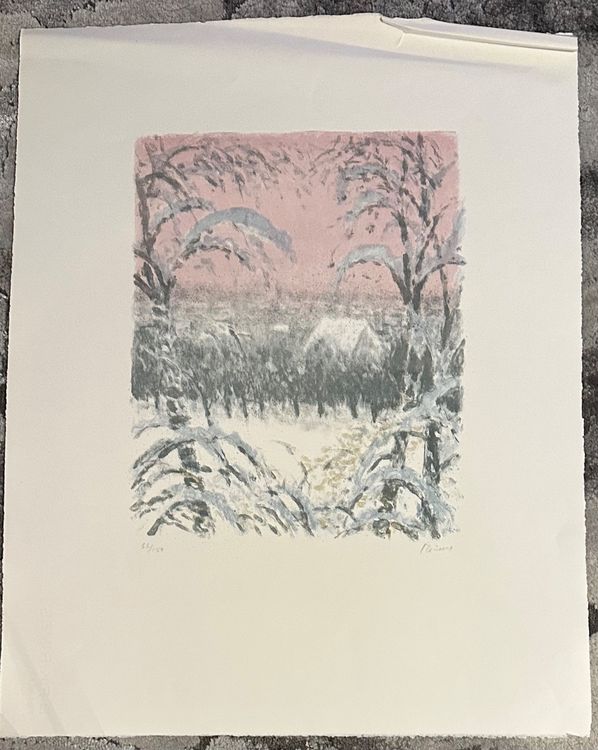 Leonhard Meisser (1902-1977) Litho Handsig (Gebraucht) in Hochdorf für CHF 10 – mit Lieferung ...