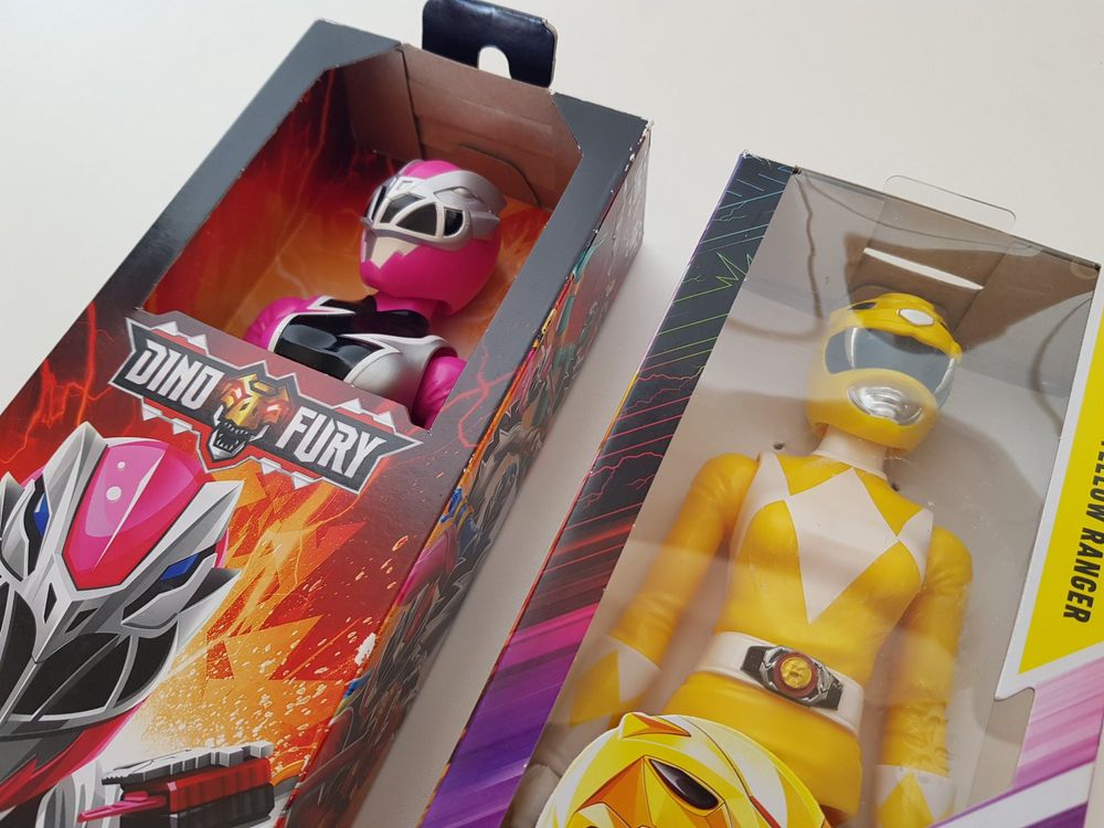 Power Rangers - Pink & Yellow Ranger Dino Fury Set (Neu OVP) | Kaufen ...