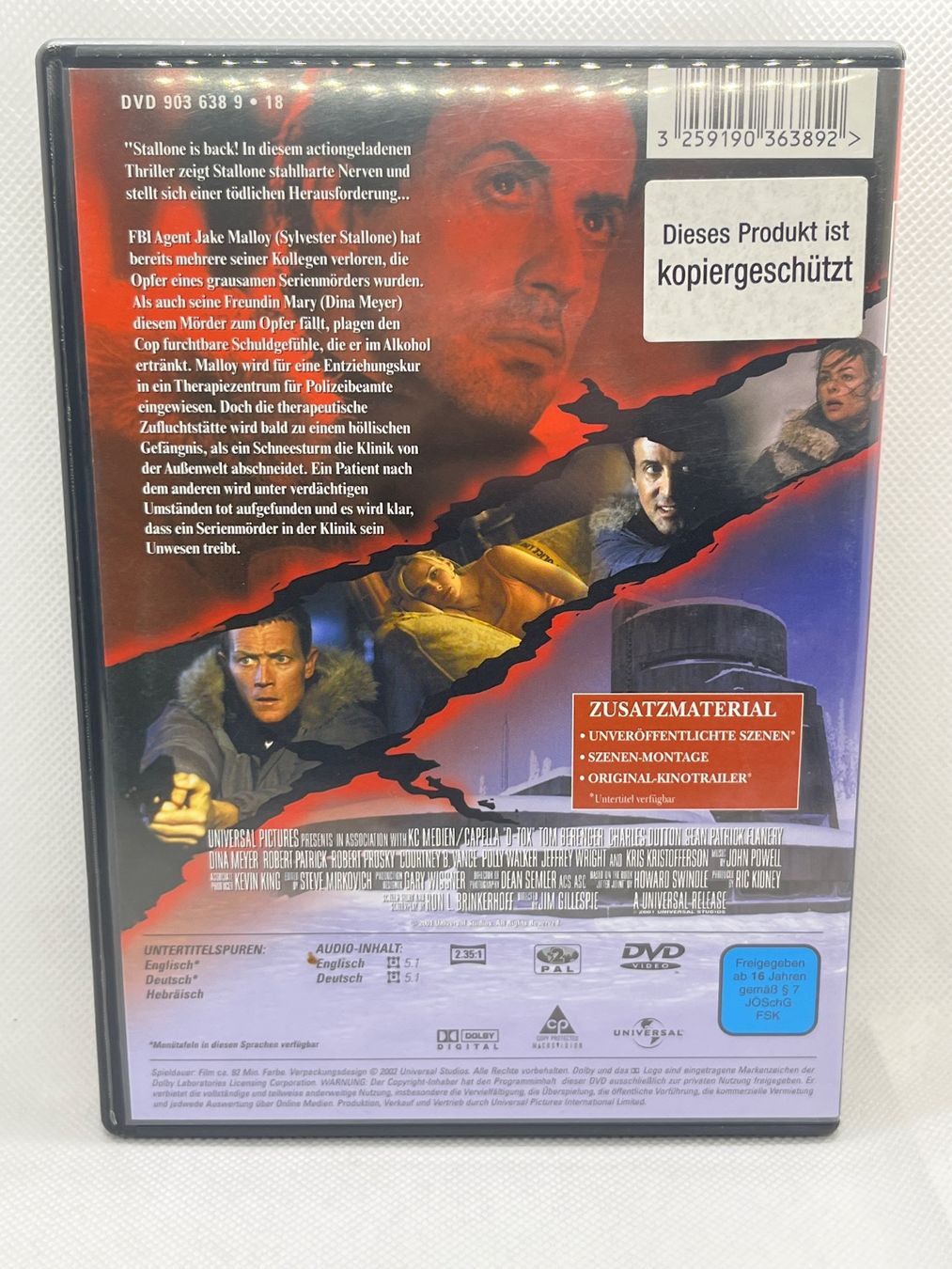 Sylvester Stallone - D-Tox - Im Auge der Angst - DVD (Gebraucht) in ...