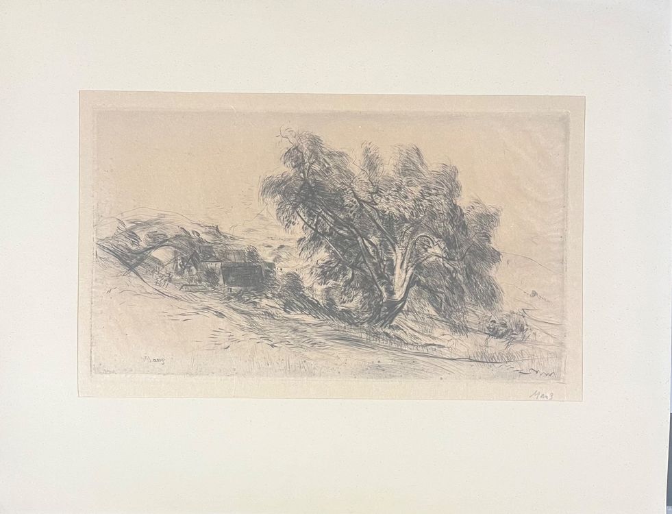 Curt Manz (1900-1989) Radierung Handsigniert (Gebraucht) in Hochdorf ...