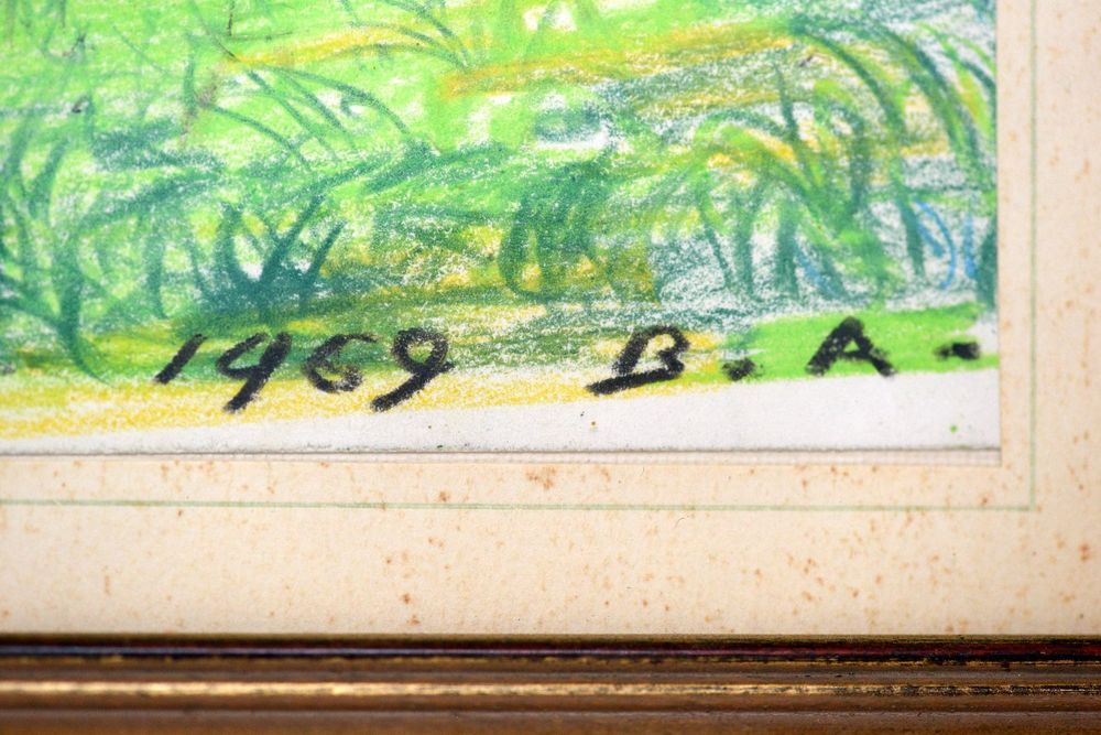 Petit dessin original signé Octave Matthey 1969 (D'occasion) à Neuchâtel pour CHF 10 – avec ...