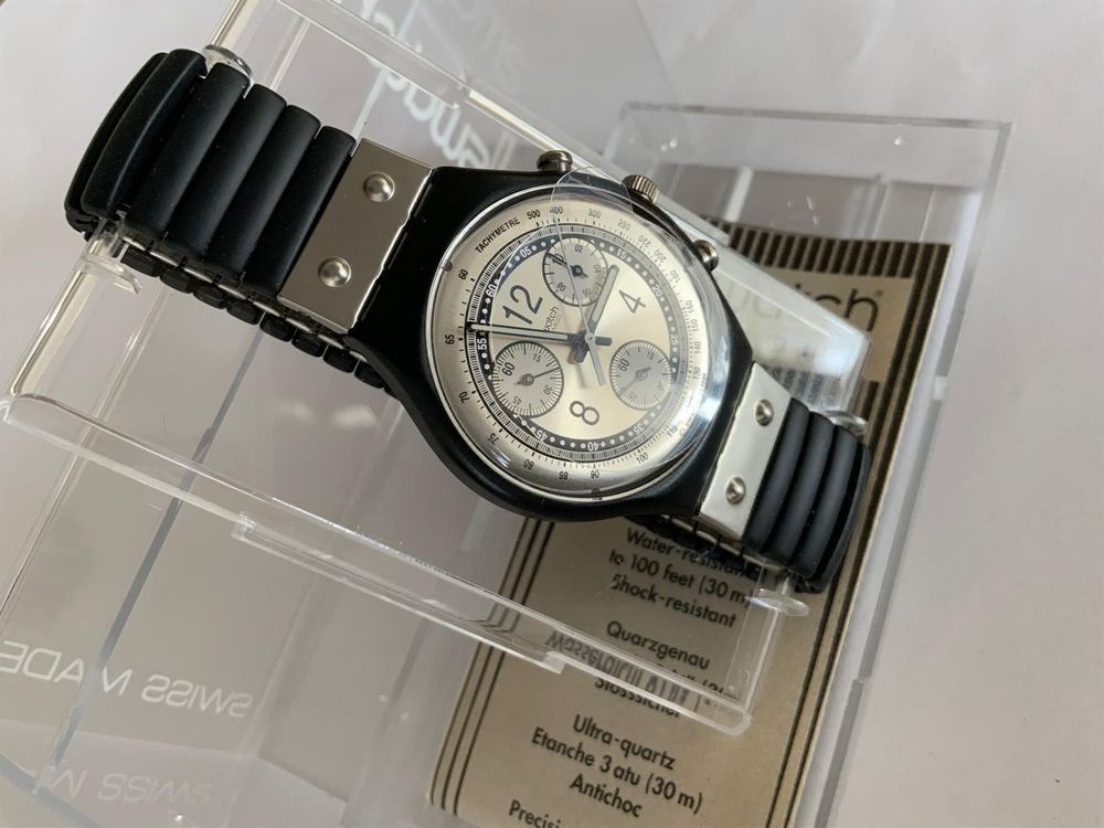 METAL EDGE Swatch CHRONO ★ ungetragen - VINTAGE (Neu und originalverpackt) in Wettswil für CHF ...