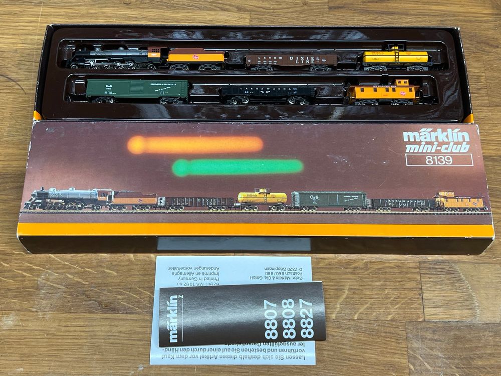 Märklin Spur Z 8139 Zugpackung 500 Jahre Amerika MHI (Gebraucht) in ...