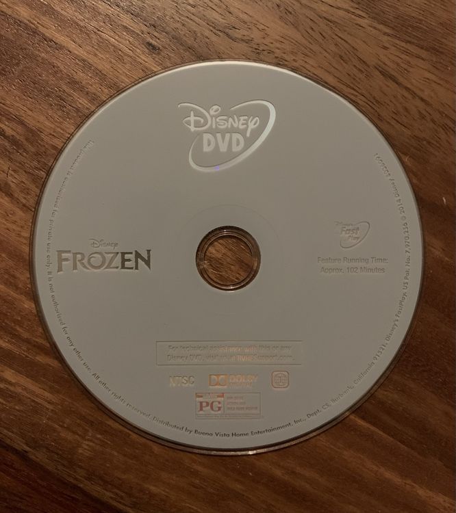 Disney Frozen DVD (Gebraucht) in Lausanne für CHF 2 – mit Lieferung auf ...