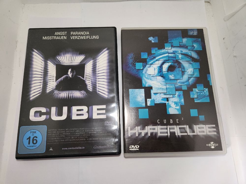 DVD Cube & Cube2 Hypercube - Thriller-Klassiker (Gebraucht) in Pratteln für CHF 9.9 – mit ...