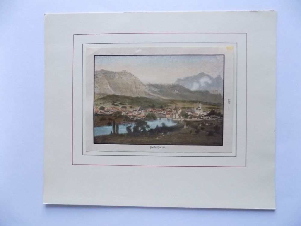 Solothurn kolorierte Xylographie (Gebraucht) in Risch für CHF 40 – mit Lieferung auf Ricardo kaufen