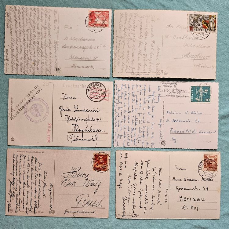 Lot AK von Horgen, Wädenswil u. Au (1910-63) (Gebraucht) in Steffisburg ...