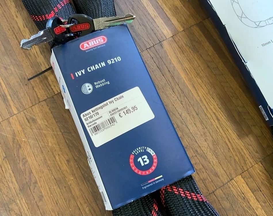 ABUS Ivy Chain 9210 Kettenschloss 170 cm "Neu" (Neu und originalverpackt) in Gelterkinden für ...