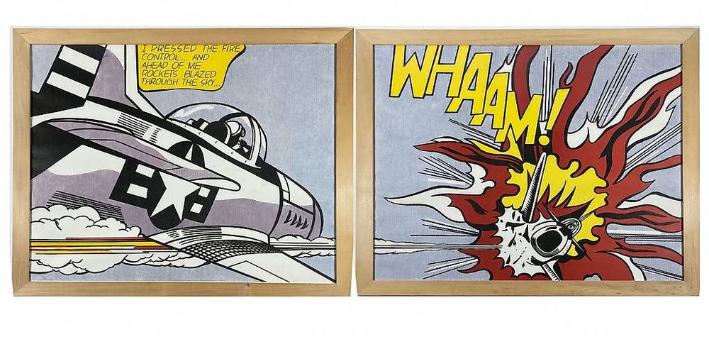 Roy Lichtenstein | Whaam! | 1963 Diptych | Tate Gallery (Gebraucht) in ...
