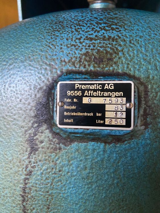 Kompressor prematic 250 l (Gebraucht) in Dübendorf für CHF 550 – nur ...