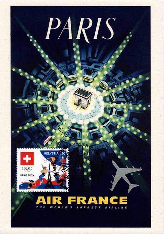 Maximumkarte Olympische Sommerspiele Paris | Kaufen auf Ricardo