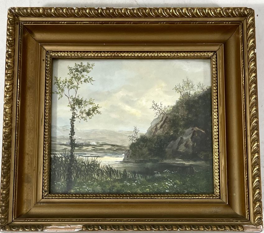 Antikes Aquarell mit faszinierendem Sujet unleserlich Sign (Gebraucht) in Root für CHF 19 – mit ...