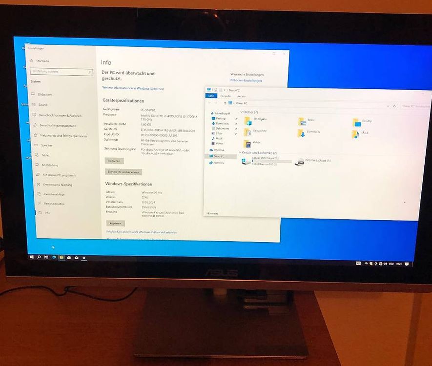 Asus All-in-one ET23211-intel-i3 4010U,1.70 GHz,4GB,HDD 1TB (Gebraucht ...