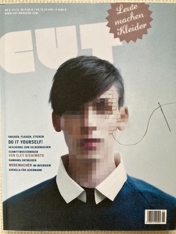 CUT Magazine Nr. 6 01/12 mit Schnittmusterbogen unbenutzt | Kaufen auf ...