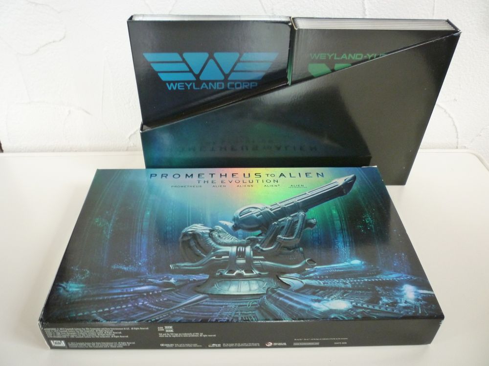 Grosse Alien Box Prometheus to Alien 9 Blu Ray Box Klassiker (Gebraucht ...
