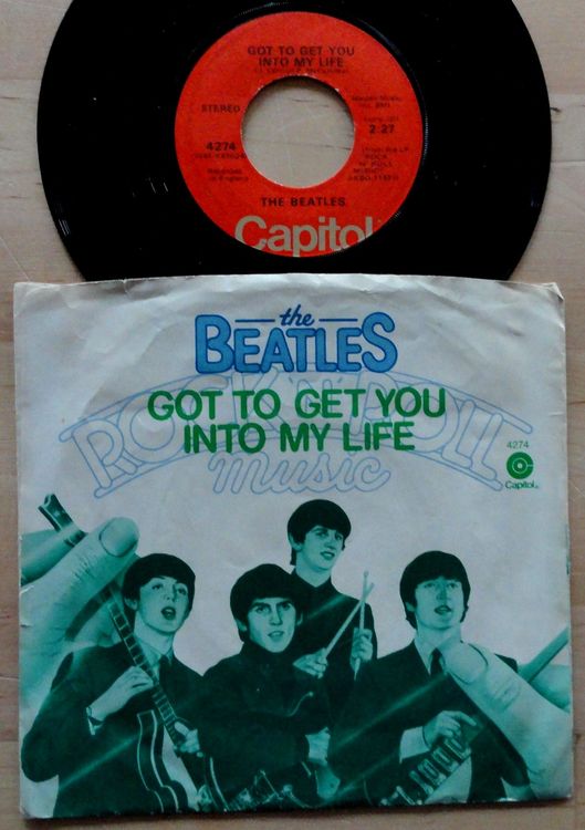 SI BEATLES got to get you into my life CAPITOL USA 1976 (Gebraucht) in ...