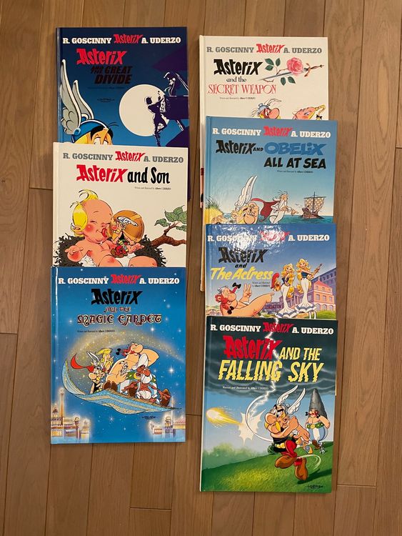 7 Asterix Comics, English, Hardcover, like new | Kaufen auf Ricardo