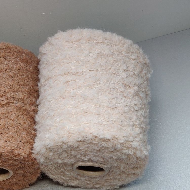 Bouclé Superfine Alpaka von Filitaly, Astrakan 630g beige (Neu (gemäss ...