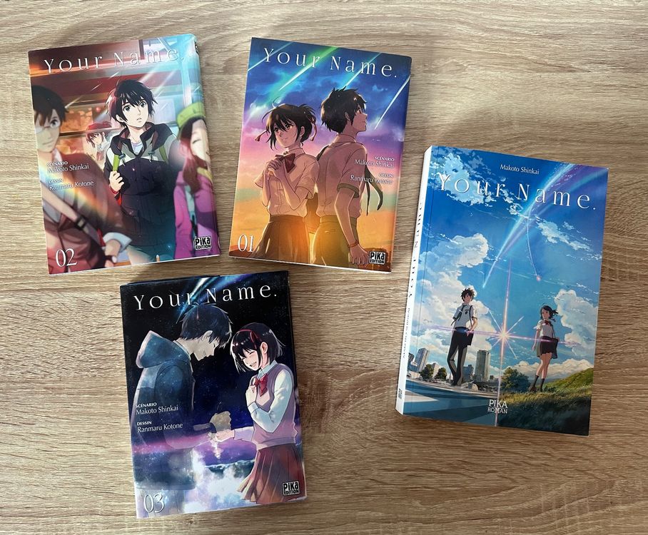 Your Name : Mangas tomes 1, 2 & 3 + Roman (FR) | Kaufen auf Ricardo