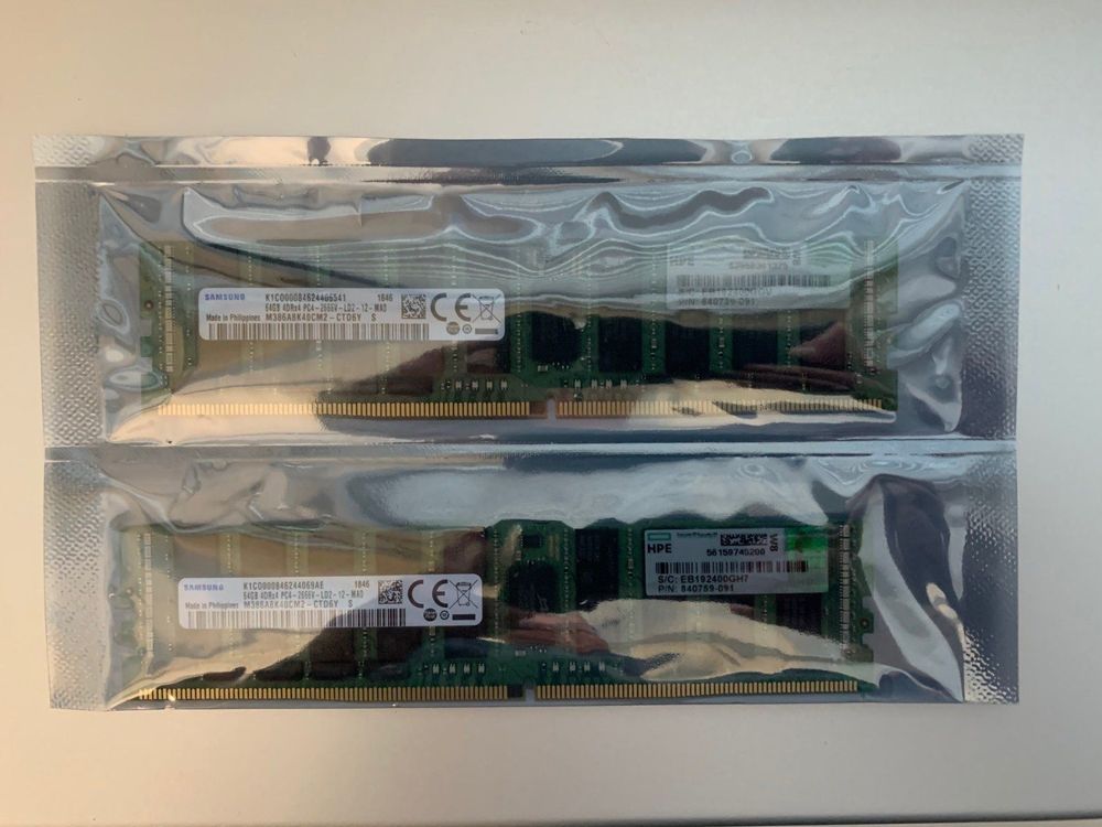 Samsung 128Gb (2x64Gb) DDR4 RAM Set (Gebraucht) in Niederwangen für CHF ...
