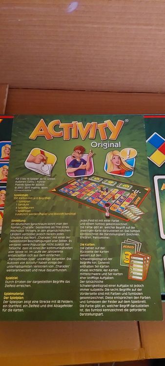 ACTIVITY ORIGINAL BRETTSPIEL (Gebraucht) in Kallnach für CHF 12 – mit ...