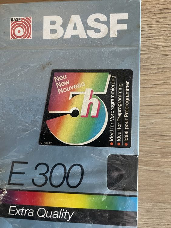 VHS BASF E300 5H - New VHS K7 Vidéo recordable (Neu und ...
