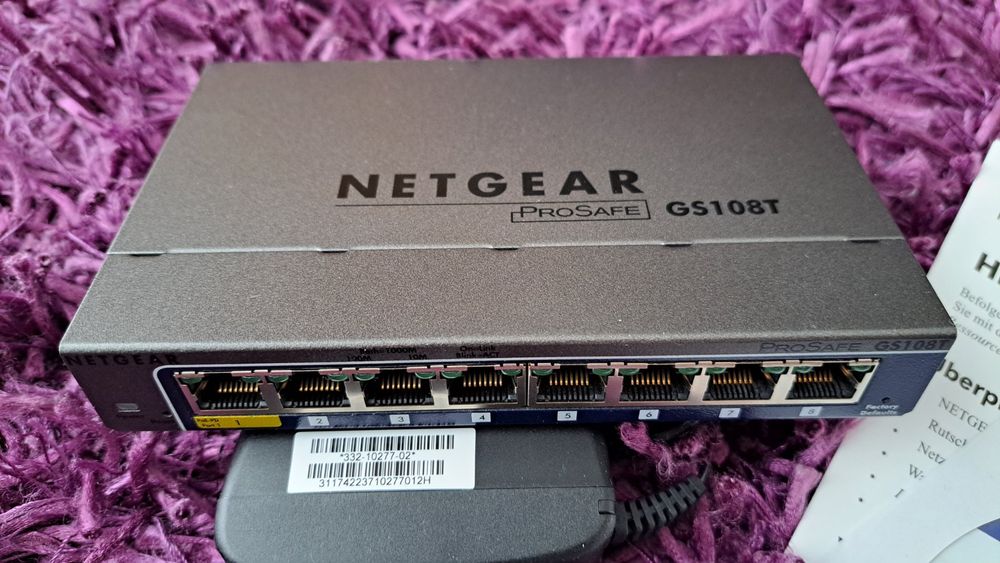 Netgear ProSafe GS108Tv2 8-Port Gigabit Smart Switch | Kaufen auf Ricardo