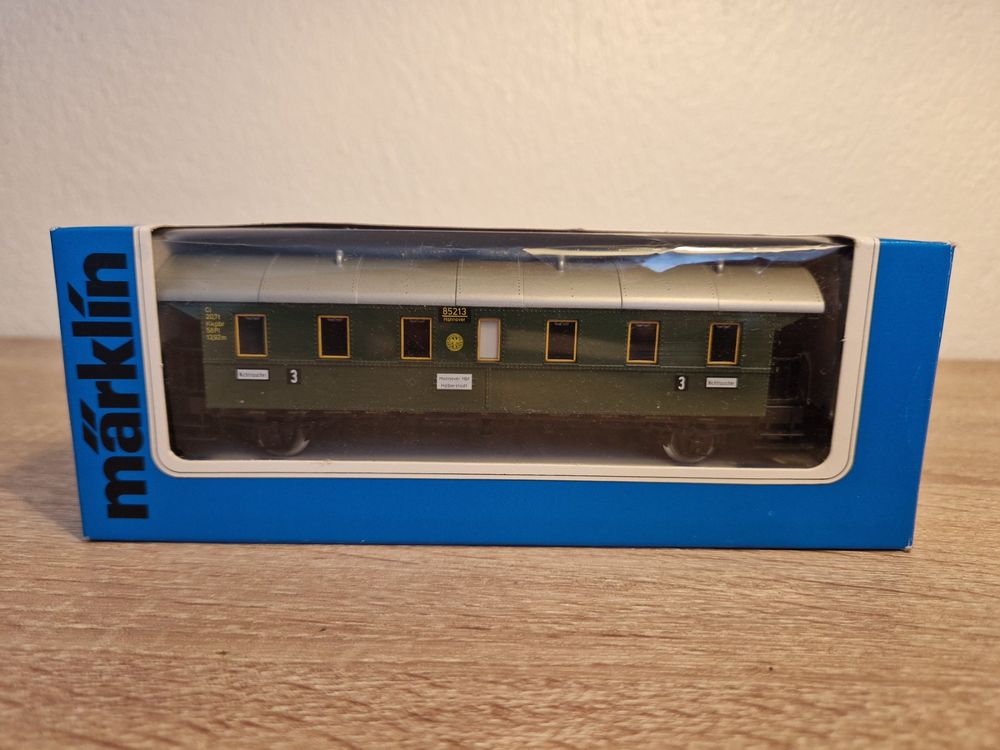 Märklin 4101 Personenwagen 3.Kl DR H0 OVP NEU (1) (Neu und ...