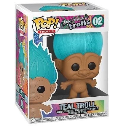 NEW - Funko Pop Trolls Classic Good Luck Trolls - Teal Troll (Neu und ...