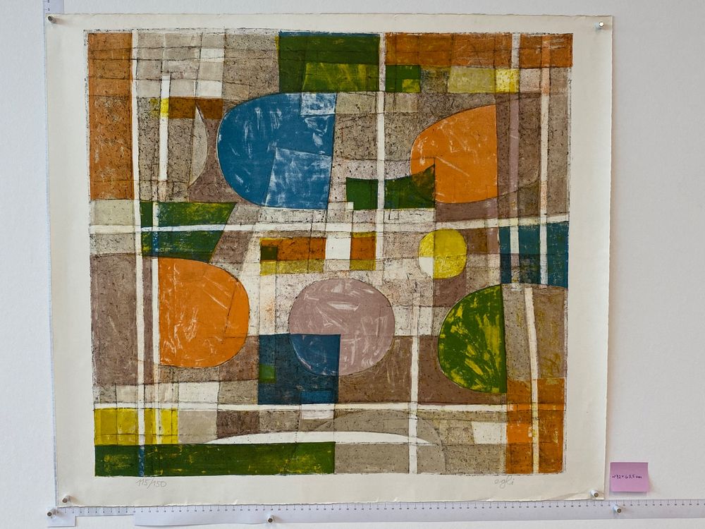 Ernst Egli (1912- 1999) Lithographie Handsigniert | Kaufen auf Ricardo