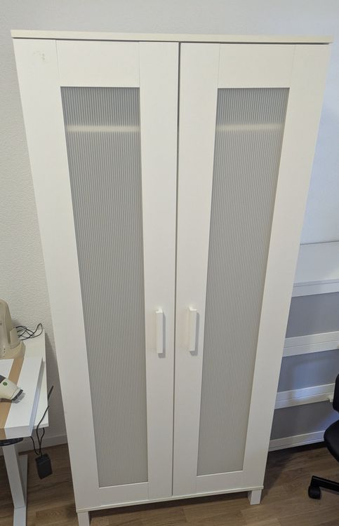 IKEA ANEBODA Kleiderschrank weiss - Kompakt & Leicht (Gebraucht) in ...
