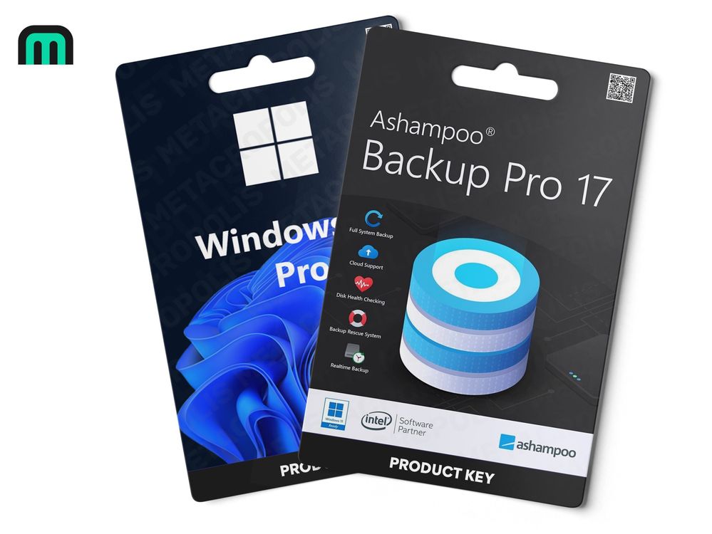 Windows 11 Professional + Ashampoo Backup Pro 17 Bundle (Neu und ...