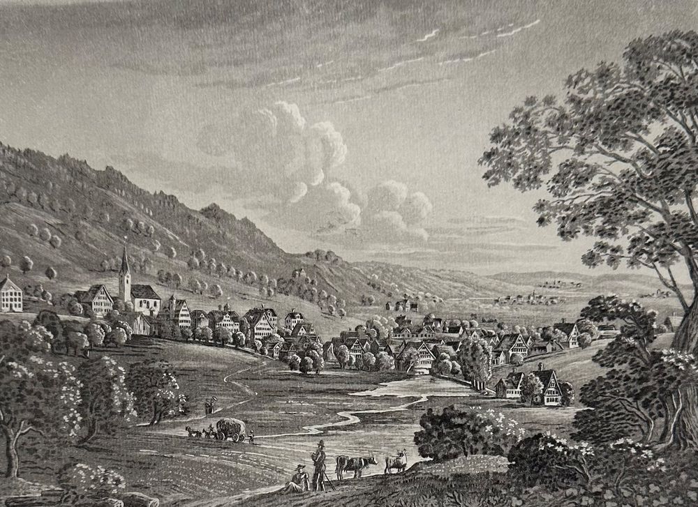 Johann Baptist Isenring (1796-1860) Kupferstich Handnumerirt (Gebraucht ...