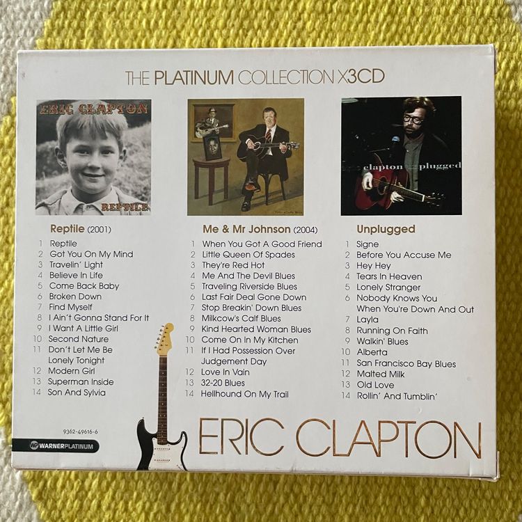 ERIC CLAPTON-3CD BOX SET THE PLATINUM COLLECTION (Gebraucht) in ...