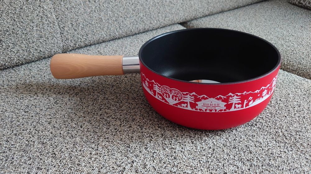 Fondue Caquelon rot Alu und Induktion DM 18cm NEU | Kaufen auf Ricardo