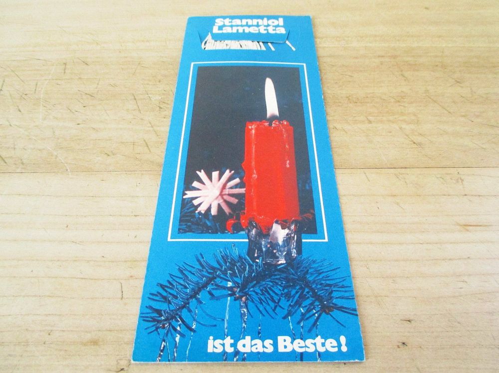 Alte Stanniol Lametta, unbenutzt, original verpackt (Neu und ...