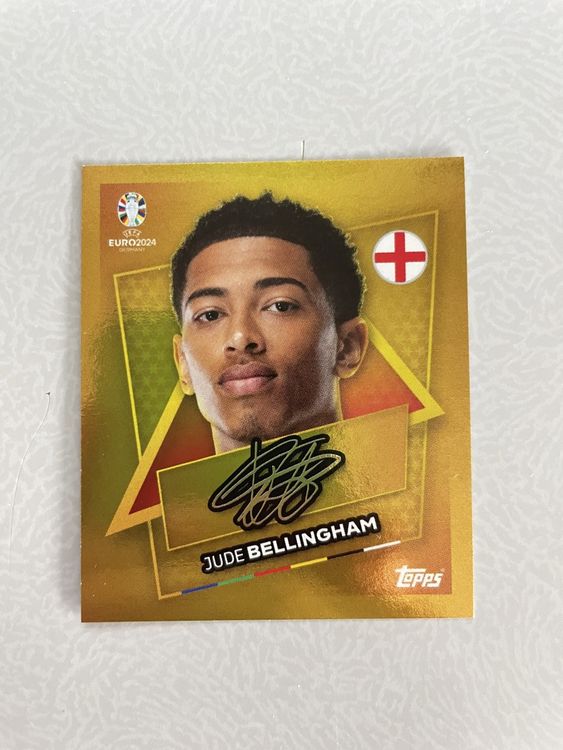 Topps Euro 2024 Jude Bellingham Gold signiert ENG SP (Gebraucht) in für ...