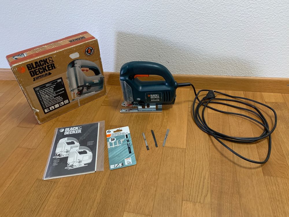 Stichsäge Black & Decker mit OVP und 4 Stichsägeblätter | Kaufen auf ...
