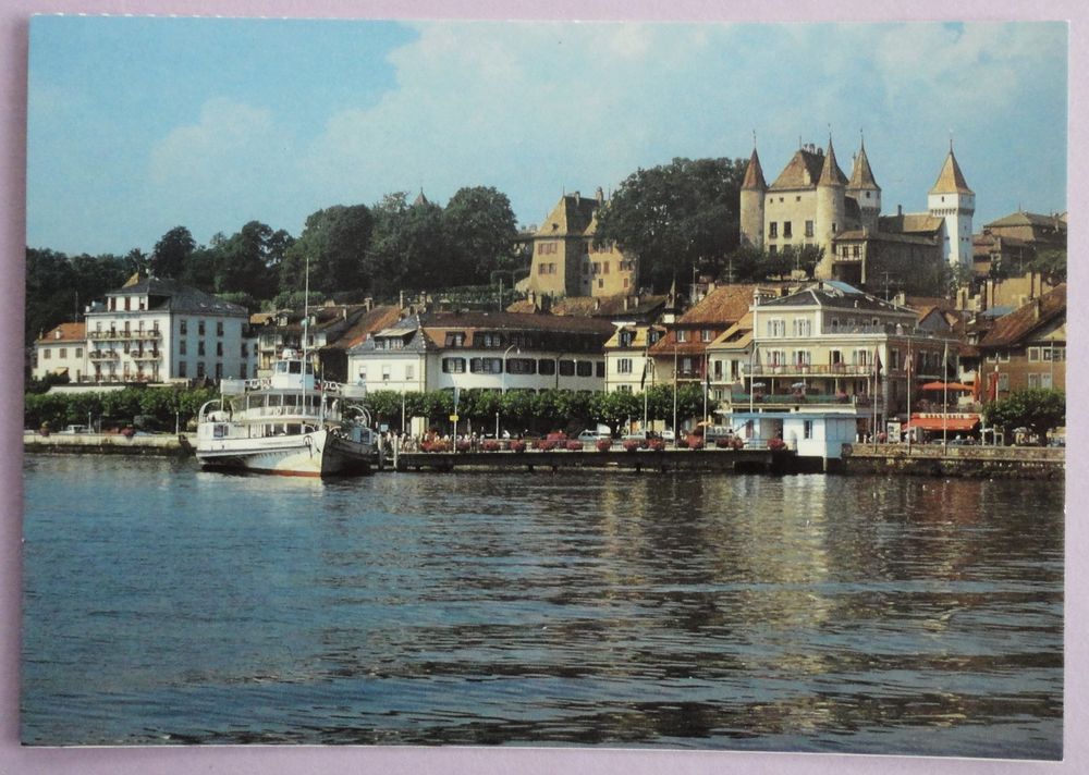 Nyon - Le débarcadère et le château (Gebraucht) in Fétigny für CHF 1 ...