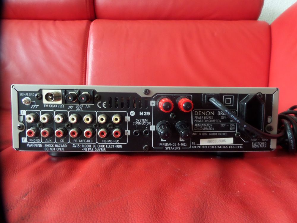 Denon DRA-F100 Receiver Sehr guter Zustand! (Gebraucht) in Hergiswil für CHF 20 – mit Lieferung ...