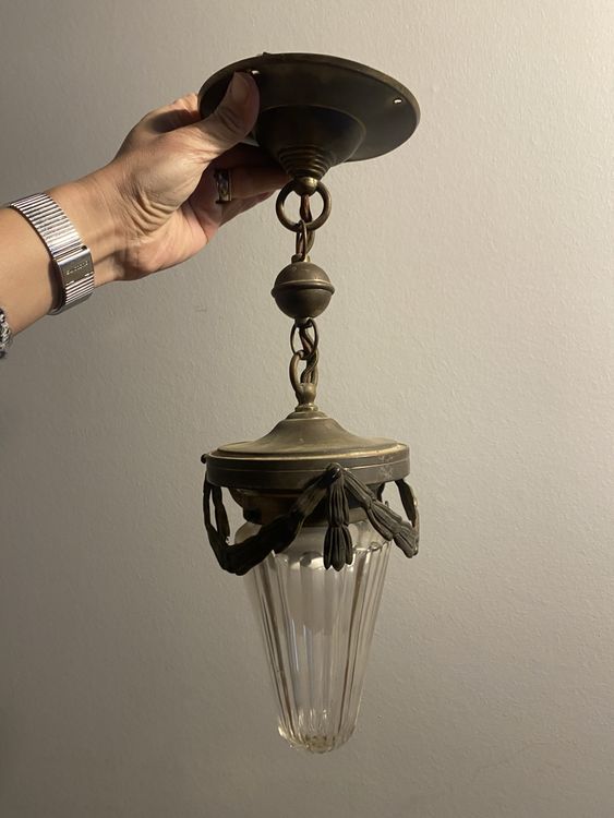 schöne, antike Deckenlampe | Kaufen auf Ricardo