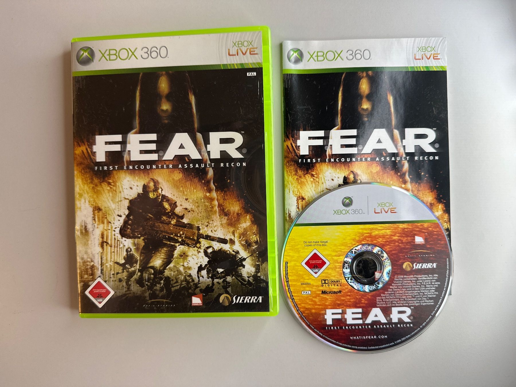 FEAR First Encounter Assault Recon - Xbox 360 (Gebraucht) in St.gallen ...