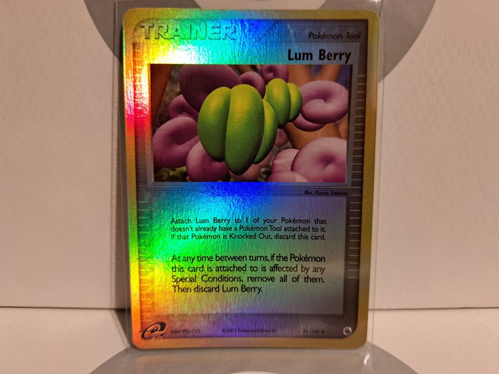 LUM BERRY REVERSE HOLO POKEMON KARTE EX ERA 2003 (Gebraucht) in ...