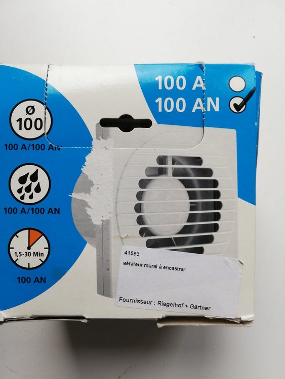 raum entlüfter Endrohr Ventilator (Neu und originalverpackt) in ...