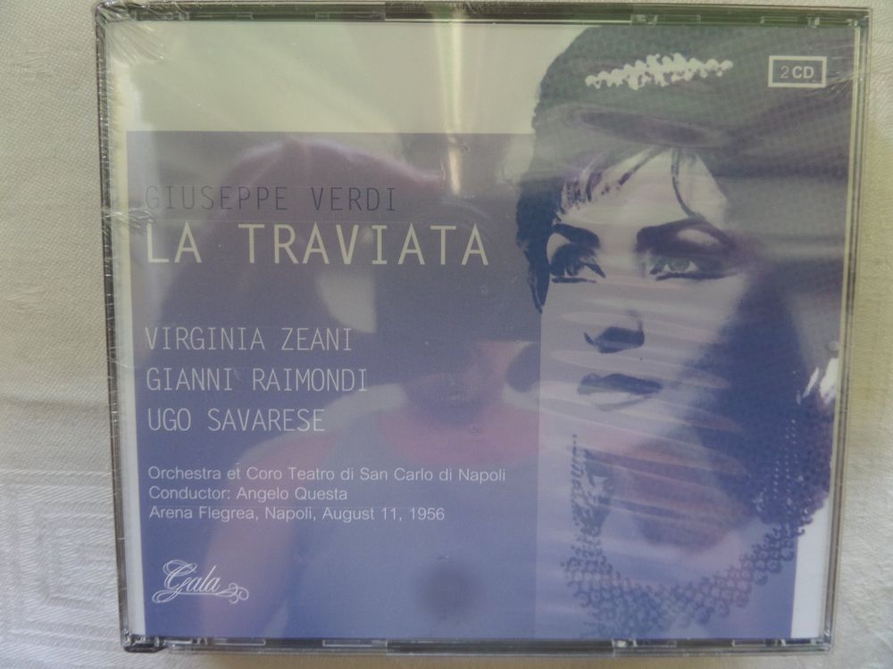 Giuseppe Verdi - La Traviata - 2 x CD - Virginia Zeani (Neu und ...