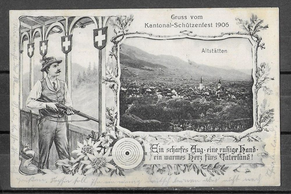 SG Altstätten Gruss vom Kantonal-Schützenfest 1905 | Kaufen auf Ricardo