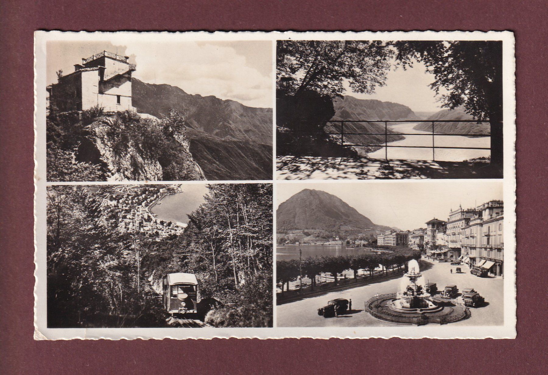 LUGANO - 4 images - 1940 (D'occasion) à Pully pour CHF 5 – avec ...
