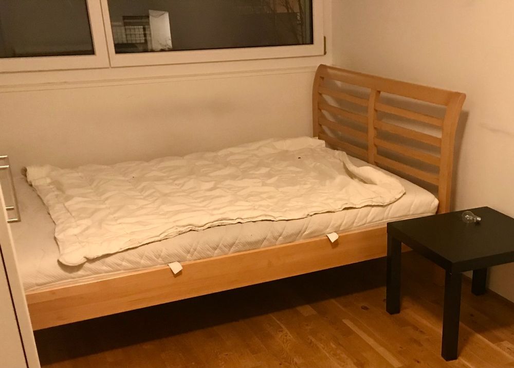 Bett 140x200 inklusive Matratze und Lattenrost | Kaufen auf Ricardo