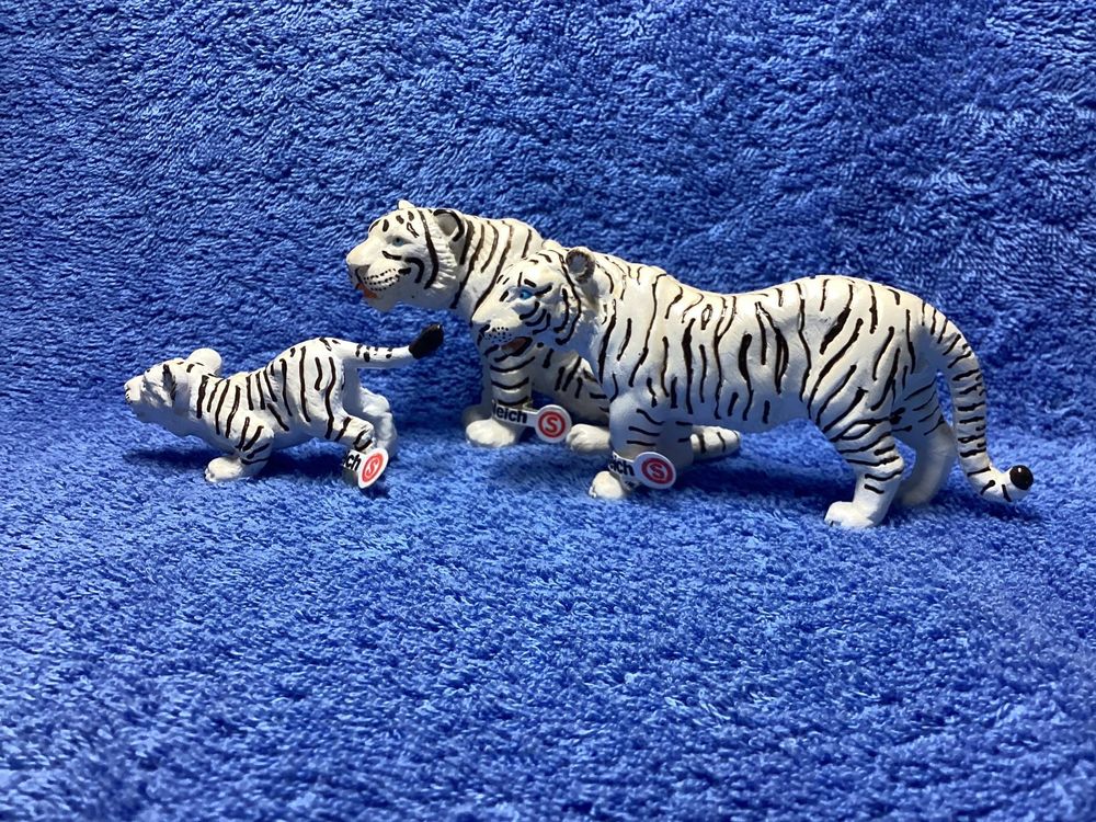 Schleich weisse Tiger-Familie. (Neu (gemäss Beschreibung)) in Biel ...