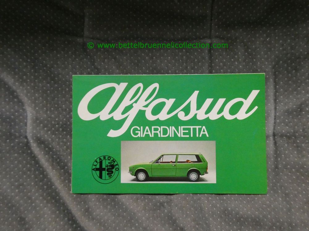 Alfa Romeo Alfasud Giardinetta 1977/02 Prospekt deutsch | Kaufen auf ...